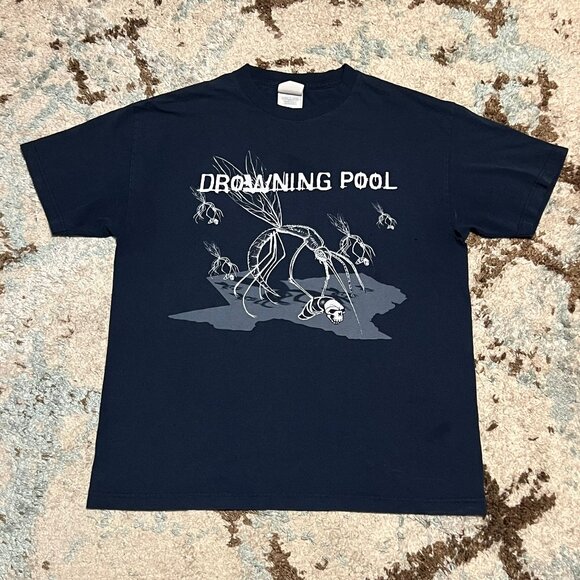Alstyle | Shirts | Vintage Drowning Pool Texas Mosquito Shirt Size ...